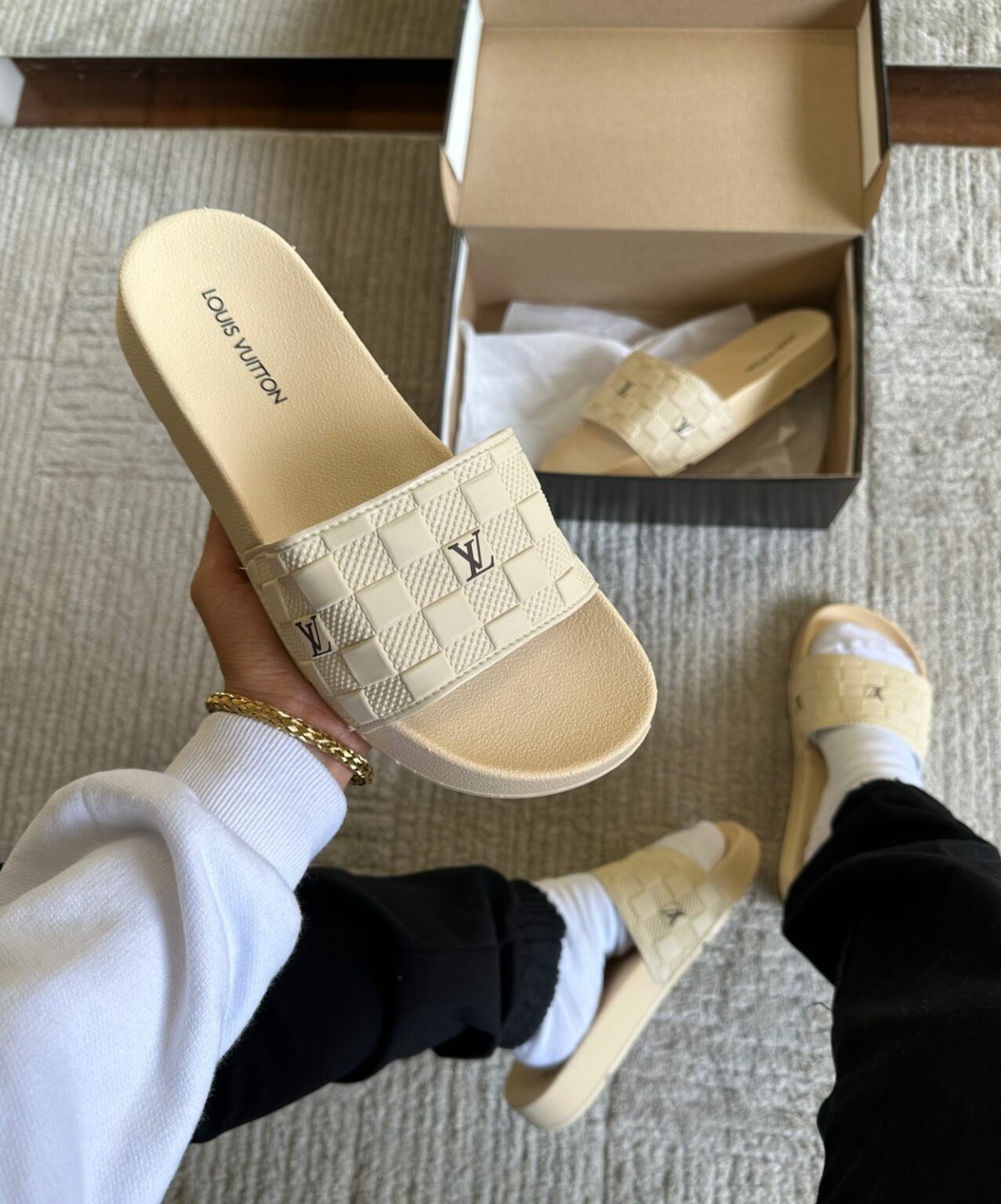 Slide Louis Vuitton - Tenis Atacado - 30 Shoes