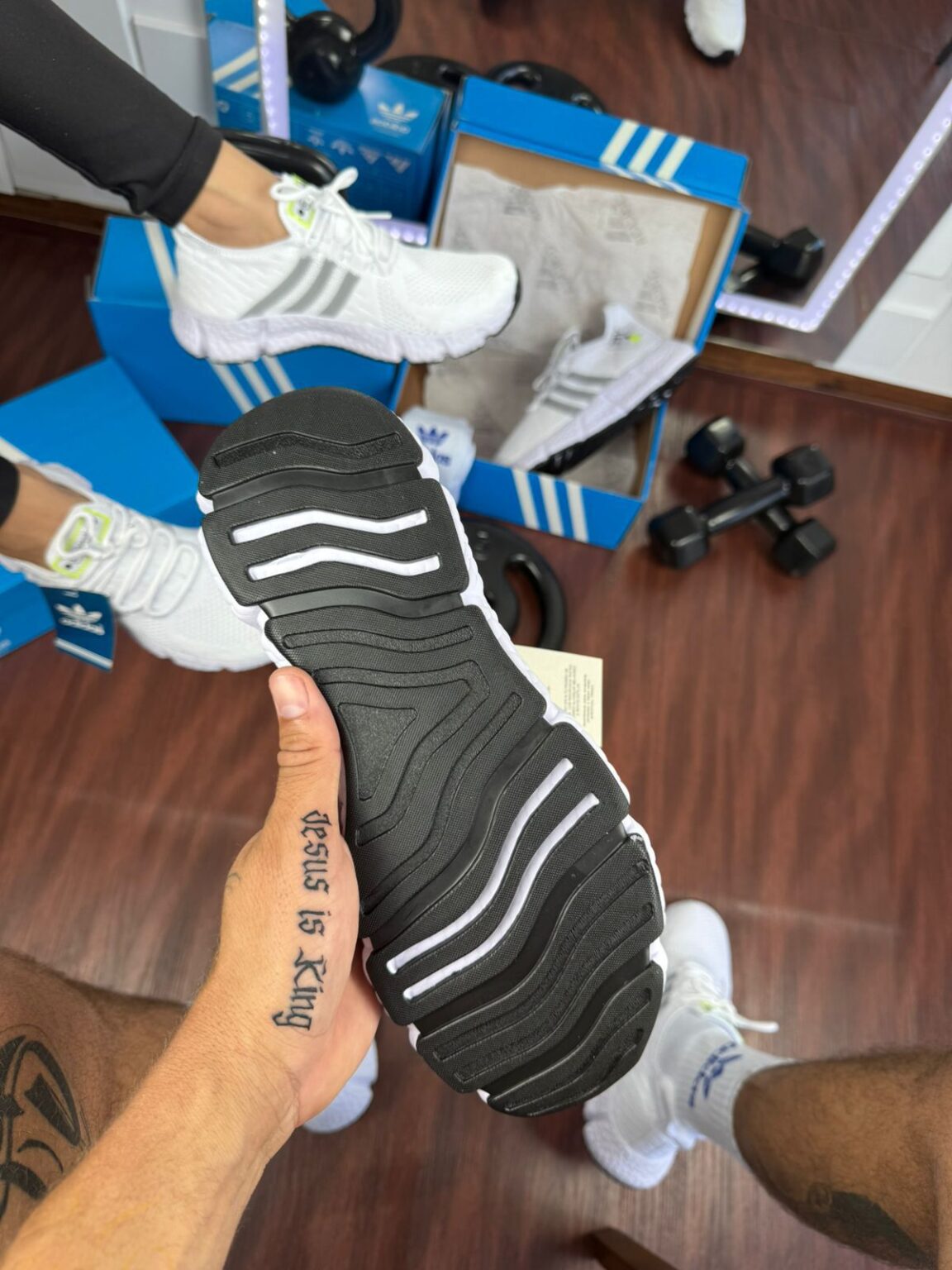 Tênis Adidas 33Y Fashion New Sport Branco Premium - Tenis Atacado - 30 ...