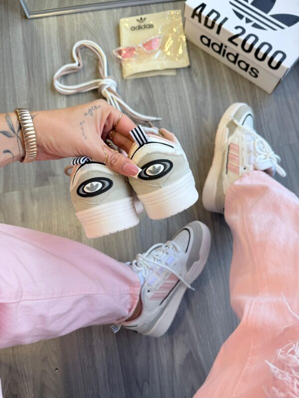 Adidas Ad2000 Branco Cinza Rosa Atacado | Revenda